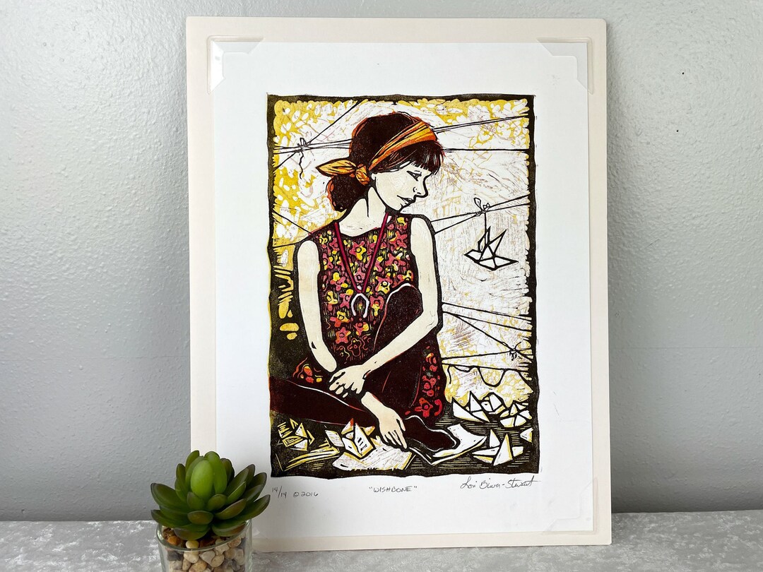 Wishbone, Girl Sitting, Origami Bird, String, Girl Thinking and Wishing ...