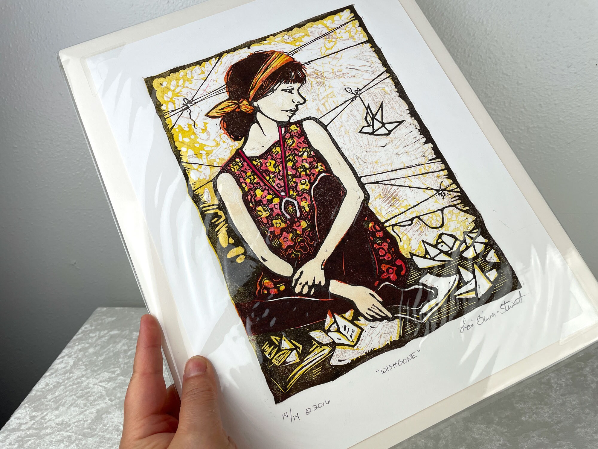 Wishbone, Girl Sitting, Origami Bird, String, Girl Thinking and Wishing ...