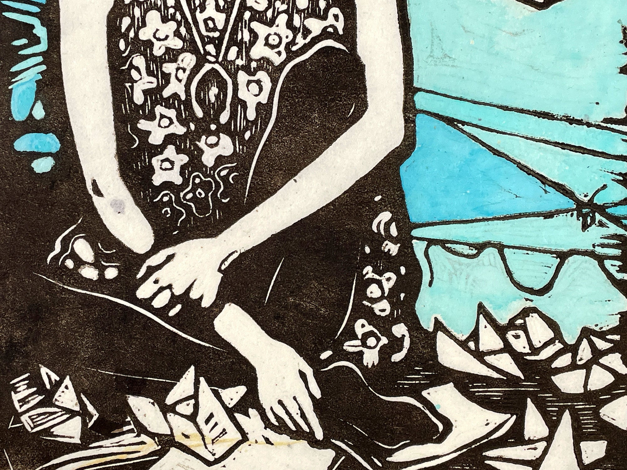 Wishbone II, Girl Sitting, Origami Bird, String, Girl Thinking and ...