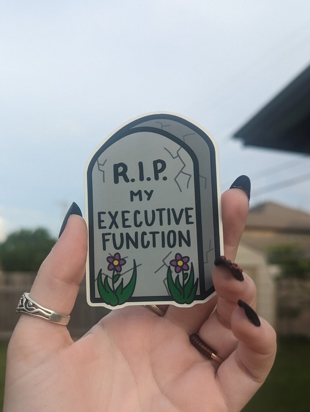 RIP Executive Function Sticker - Etsy