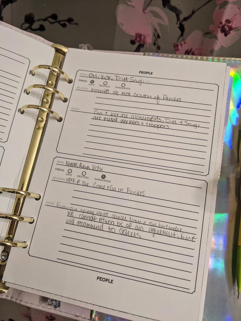 Dnd 5e Character Binder Printable Sheets // Campaign Journal - Etsy UK Dnd 5e Character Binder Printable Sheets // Campaign Journal - Etsy UK