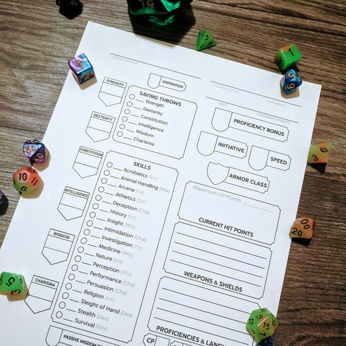 Dnd 5e Campaign Diary: Hallowed Halls Character Journal PDF - Etsy