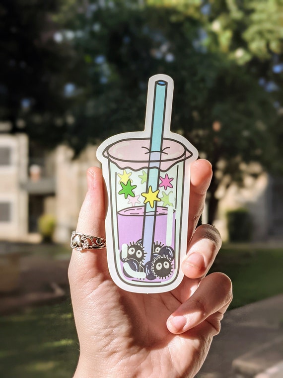 Soot Sprite Boba Sticker - Etsy