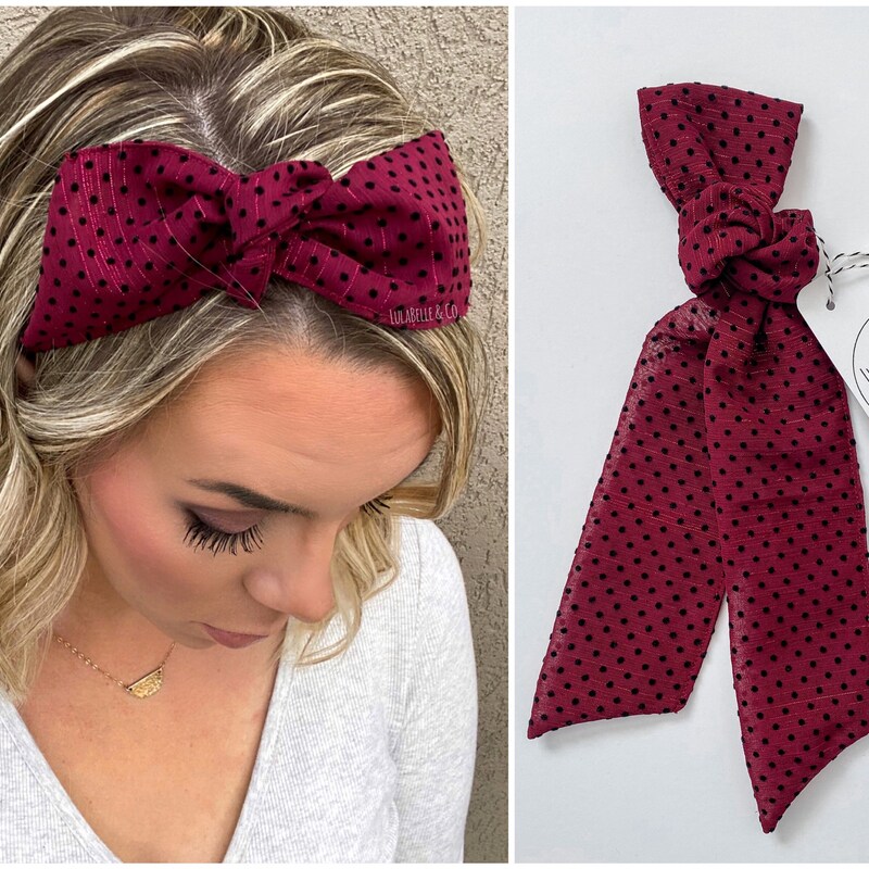 Red Head Scarf - Etsy