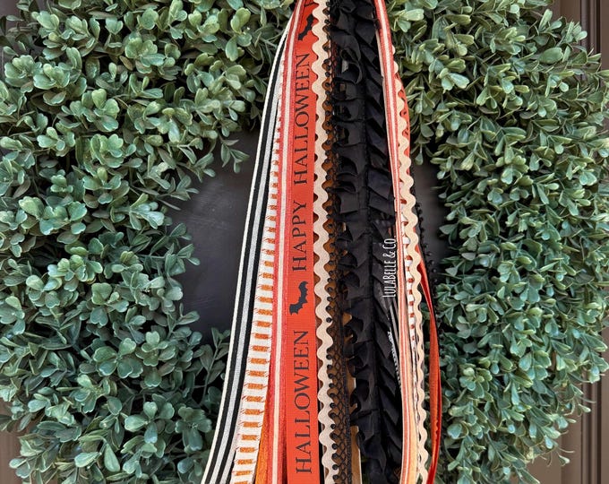 Moody Halloween Ribbon Bundle / Halloween Ribbons / Wreath Bundles ...