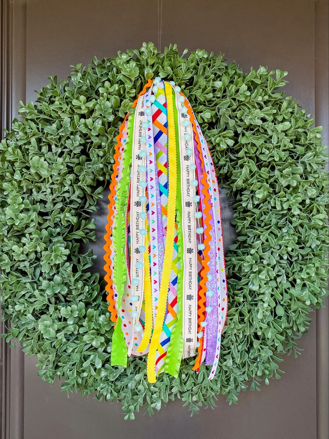 Happy Birthday Ribbon Bundle / Ribbons / Wreath Ribbon Bundles / Bday ...