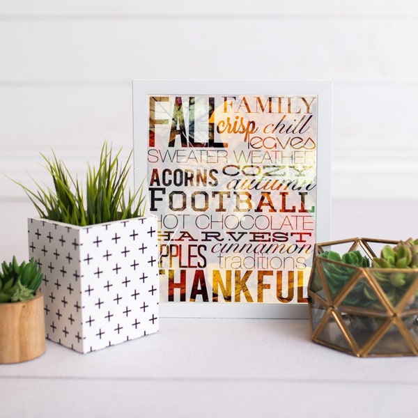 Fall Subway Art - Etsy