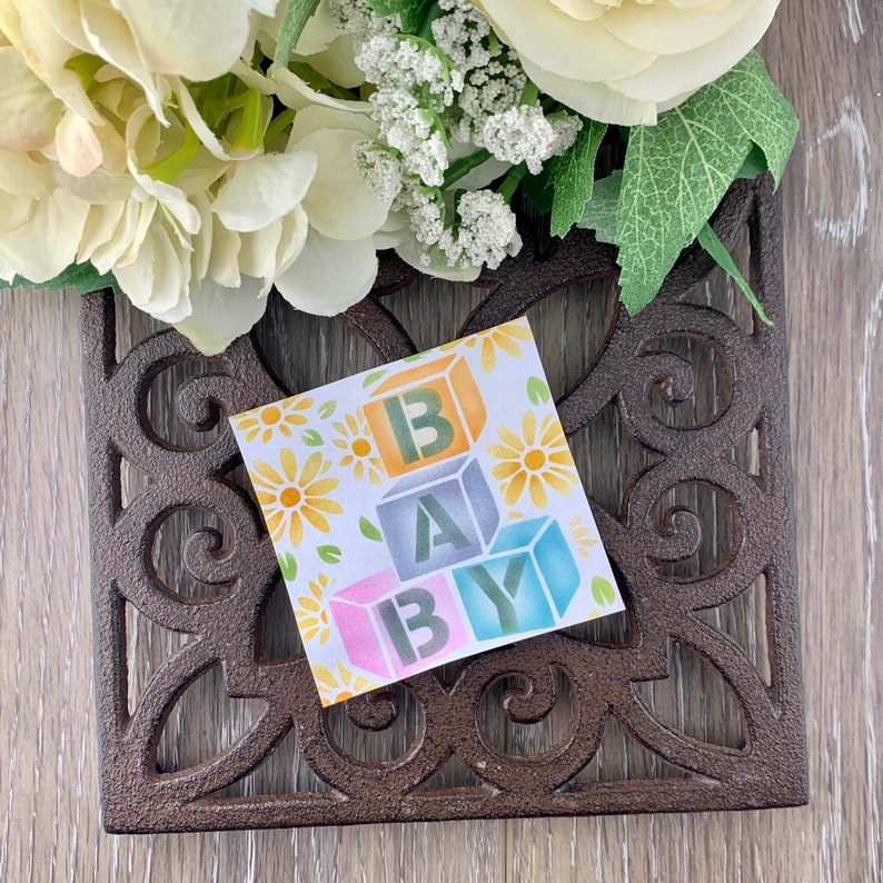 Baby Blocks Cookie Stencil - 4 Layers - Etsy