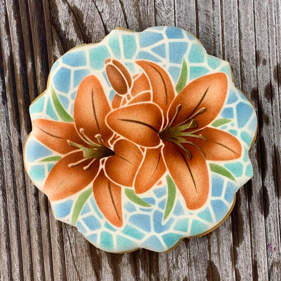 Flowers - Calla Lily Cookie Stencil - 3 Layer Stencil - Etsy