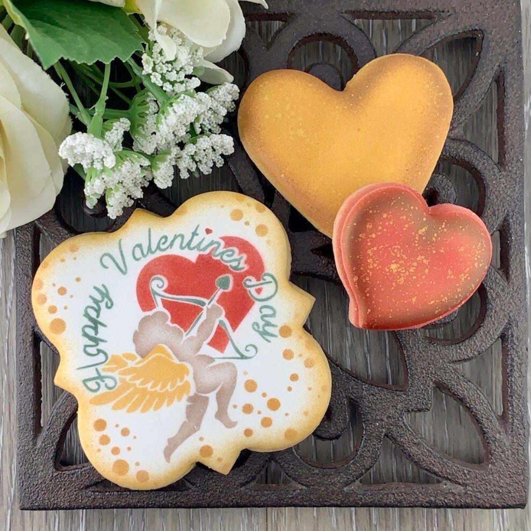 Valentines Cupid Cookie Stencil - 4 Layer Stencil - Etsy