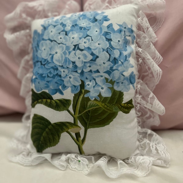 Hydrangea Pillow - Etsy