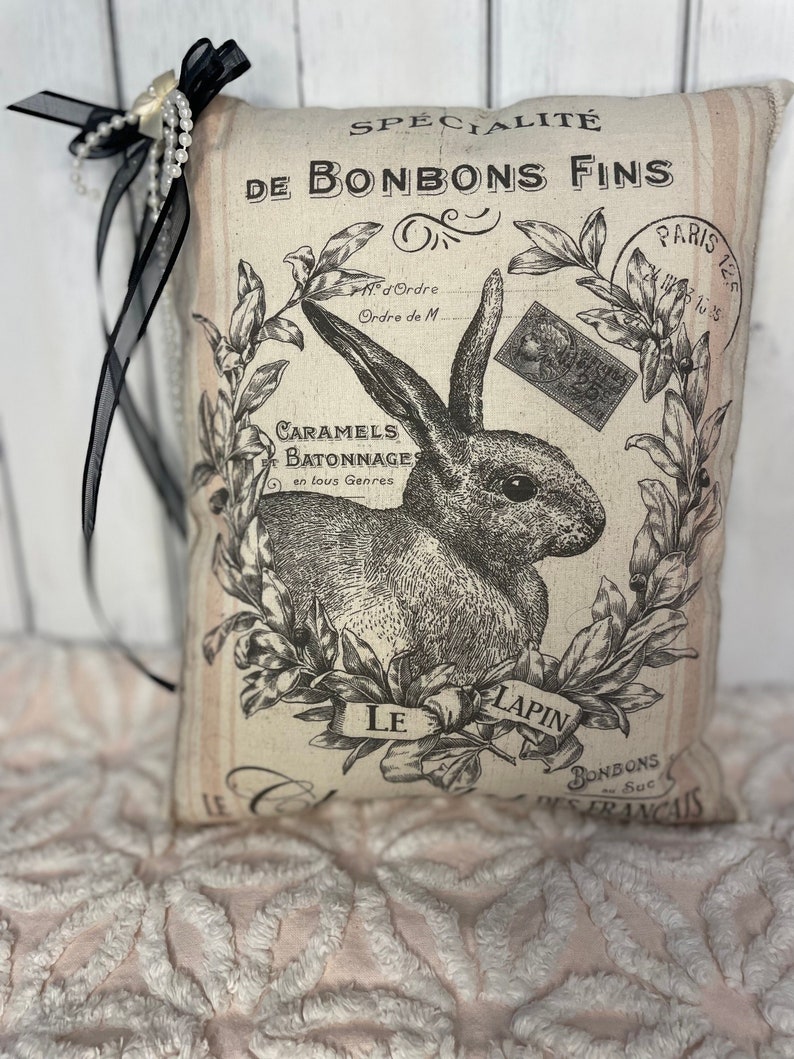 Vintage French Easter Bunny French Inspired Easter Rabbit - Etsy