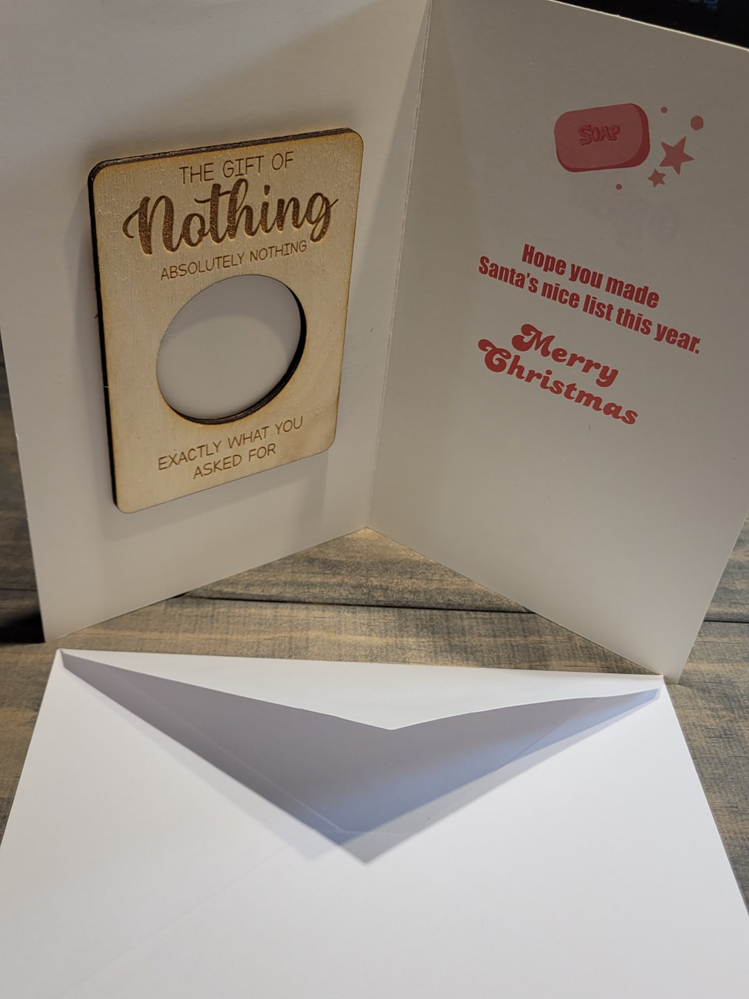 Nothing Gift, Gag Gift, Funny, Tree Decor, Holiday, Christmas - Etsy