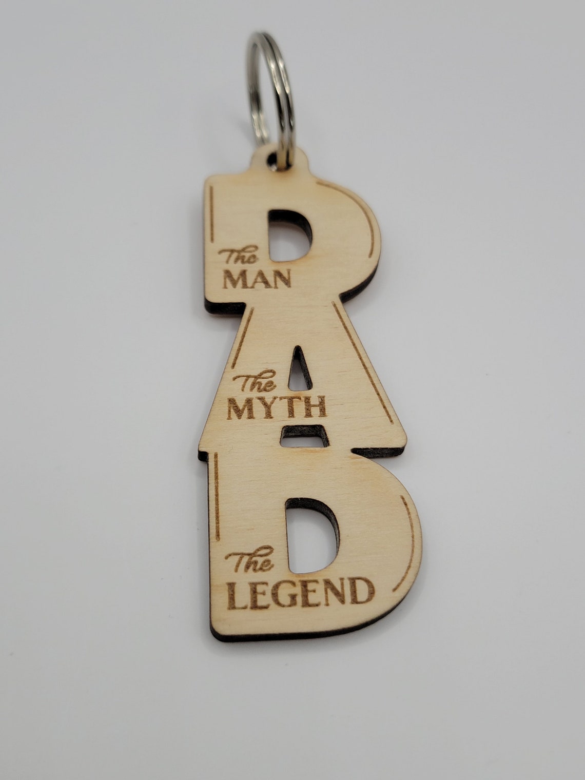 Fathers Day Keychain, Best Dad, Dad Shaped Keychain, Dad, Father ...