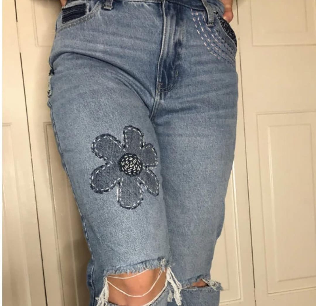 Sz 9 Regeneration Jeans. Embroidered & Patchwork. All Sizes. Free ...