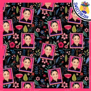 ALEXANDRIA OCASIO-CORTEZ Cloth Fabric Material for Mask Makers - Etsy