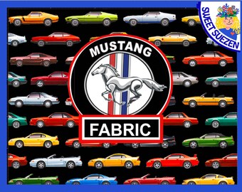 Muscle Car Fabric | Etsy