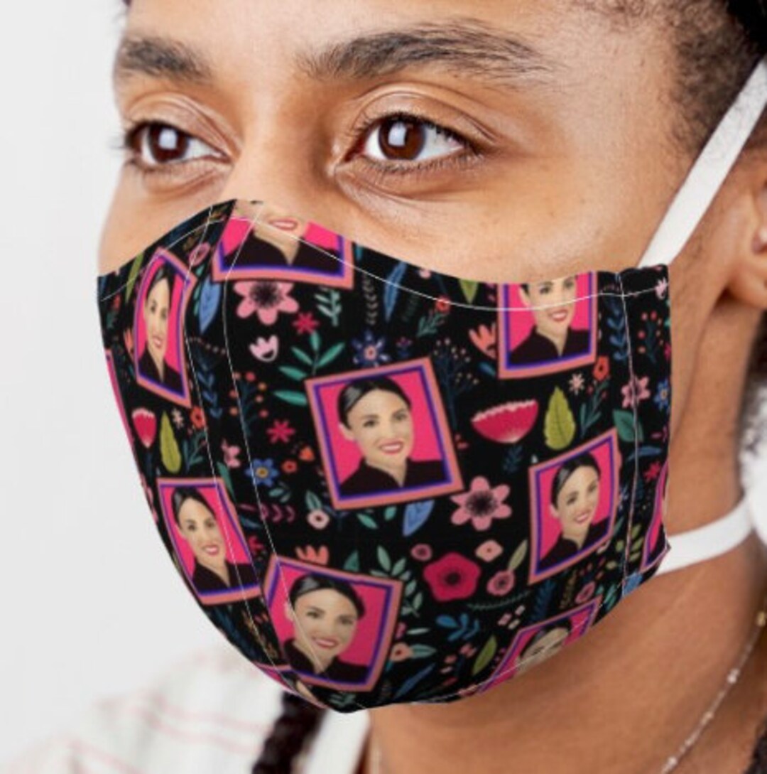 ALEXANDRIA OCASIO-CORTEZ Cloth Fabric Material for Mask Makers - Etsy