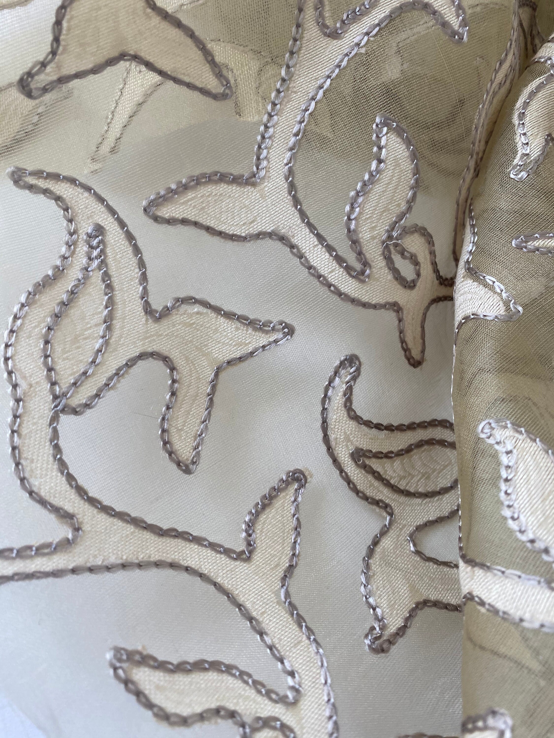 Sheer Fabric for Apparel or Home Decor 1.3 and 2 Yards of - Etsy