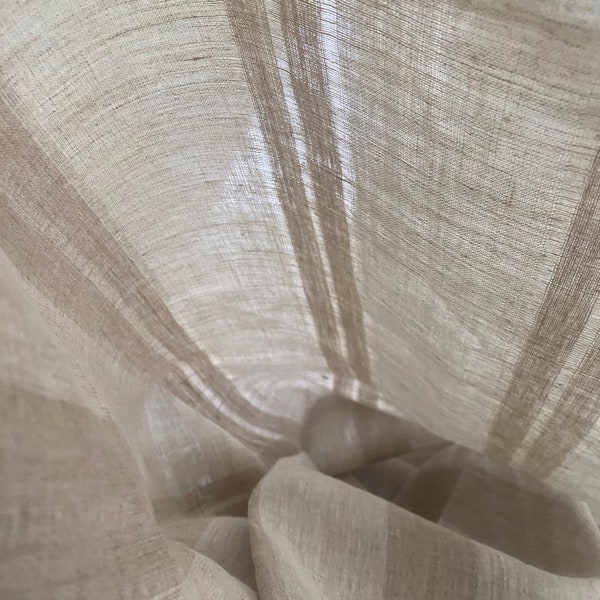 Sheer Linen Fabric - Etsy