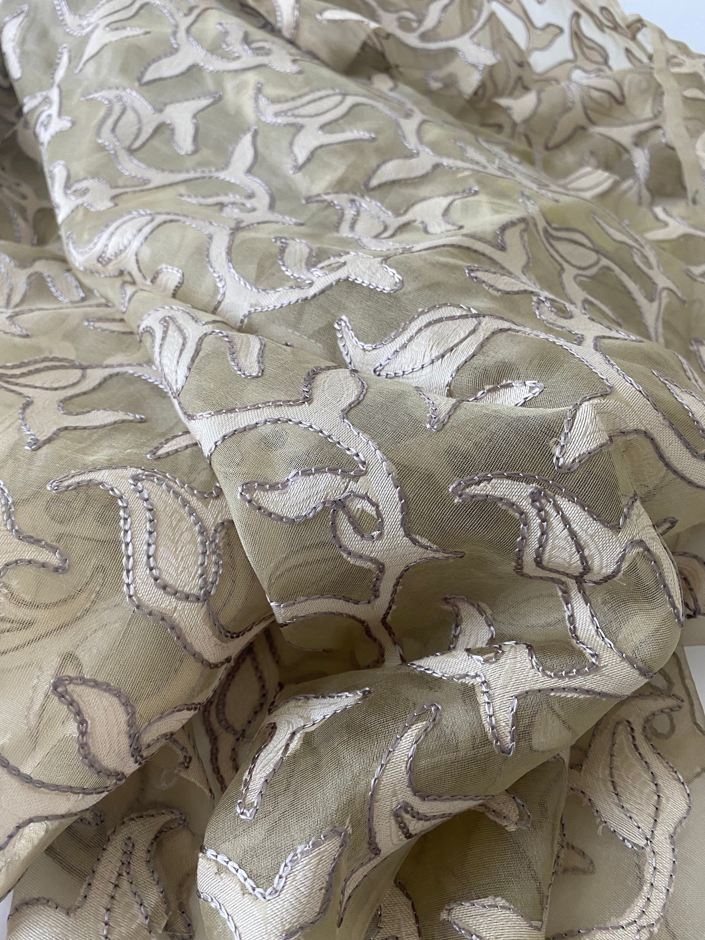 Sheer Fabric for Apparel or Home Decor 1.3 and 2 Yards of - Etsy