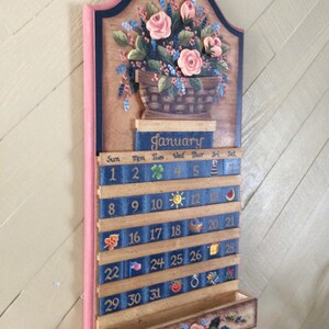 Custom Perpetual Calendar , Design Your Colors! Made to Order. Basket ...