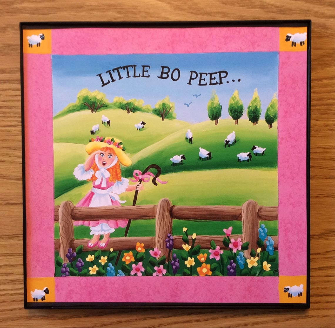 Little Bo Peep 12 X 12 Print From My New - Etsy