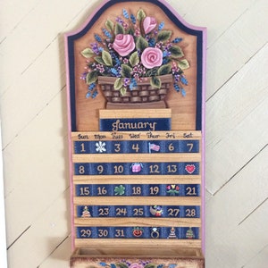 Custom Perpetual Calendar , Design Your Colors! Made to Order. Basket ...