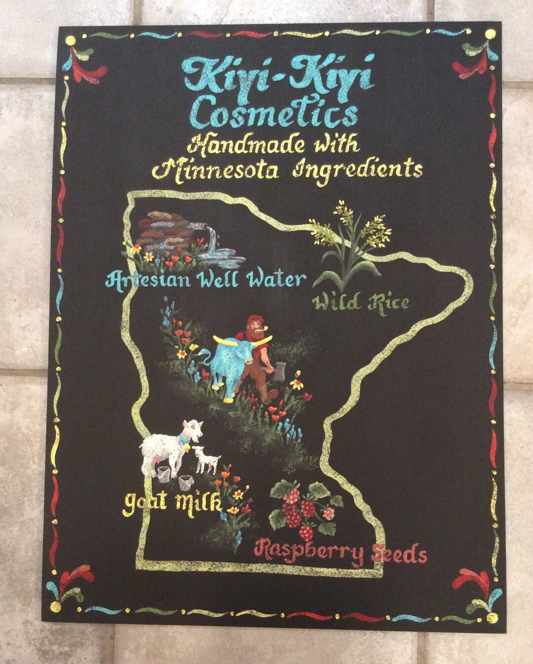 Custom Chalkboard-look Signs Made to Order. 18 X 24" Permanent Paint - Etsy