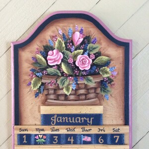 Custom Perpetual Calendar , Design Your Colors! Made to Order. Basket ...
