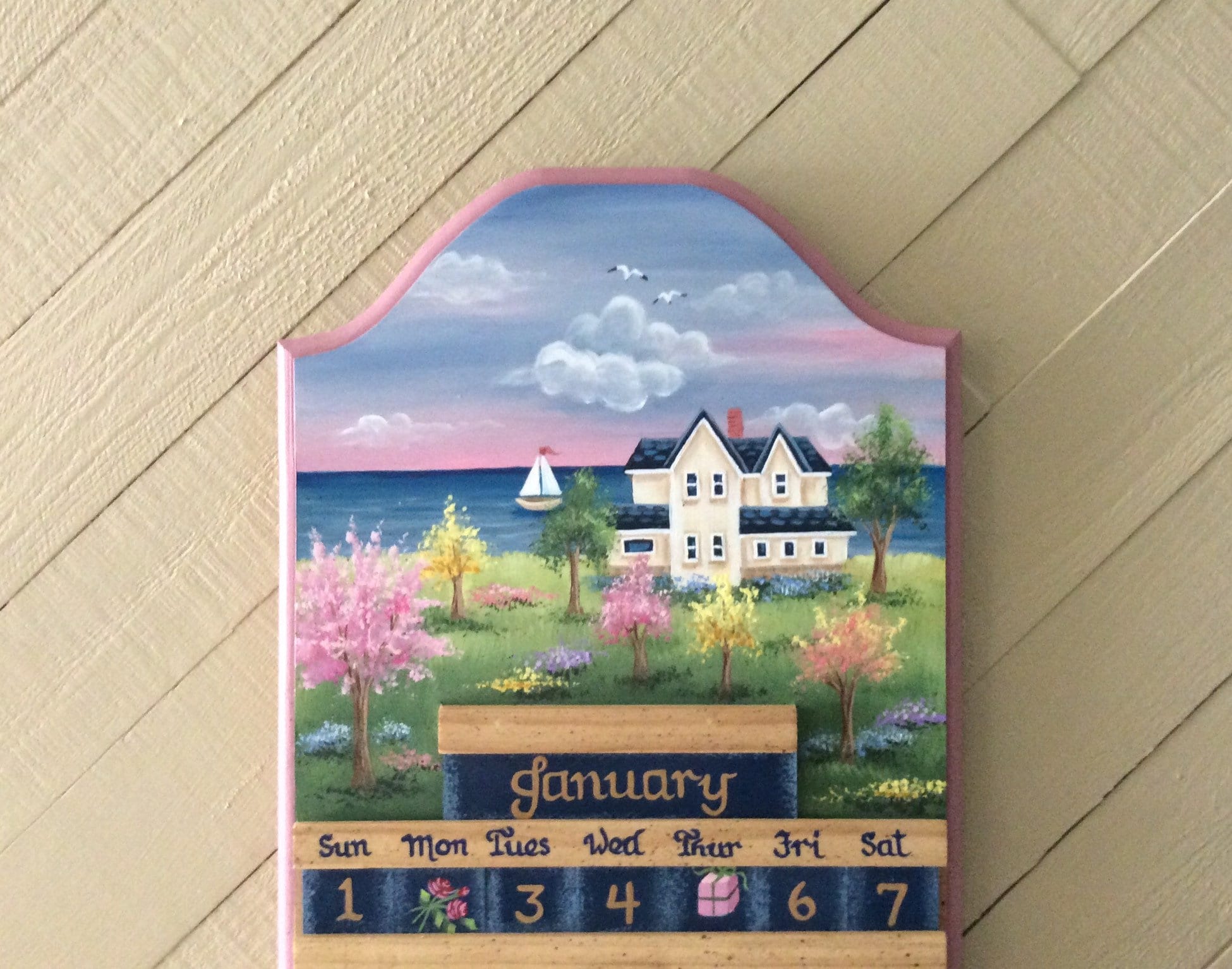 Custom Scene You Love! Made to Order Perpetual Calendar Farmhouse at ...