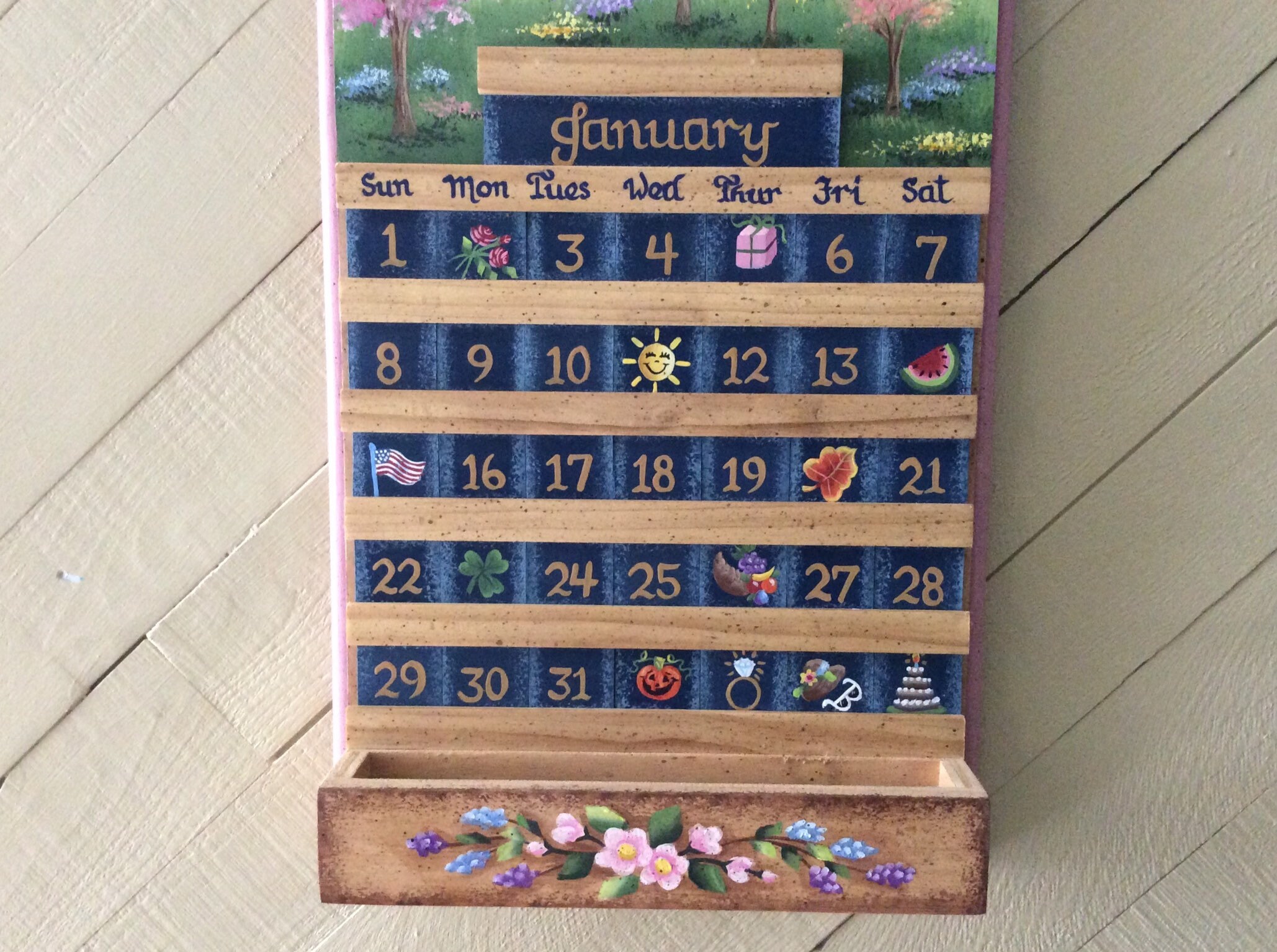 Custom Scene You Love! Made to Order Perpetual Calendar Farmhouse at ...