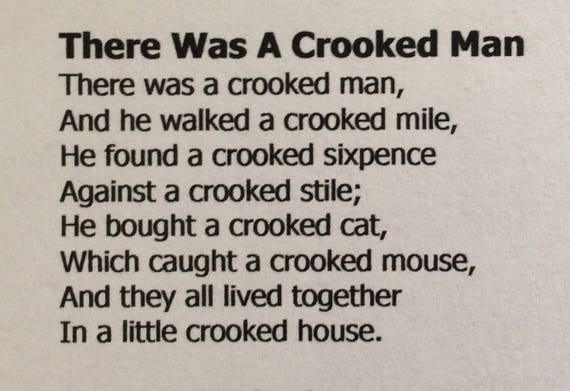 The Crooked Man Poem