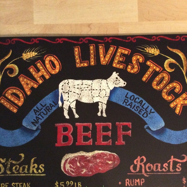 Farmers Market Chalkboard - Etsy
