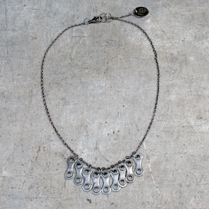 Recycled Bike Chain Necklace BRISTOL. Jewelry Made From Recycled ...
