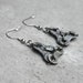 Recycled Bike Chain Earrings LIVERPOOL. Jewelry for Cyclists Made of ...