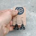 Recycled Bike Chain Earrings LIVERPOOL. Jewelry for Cyclists Made of ...