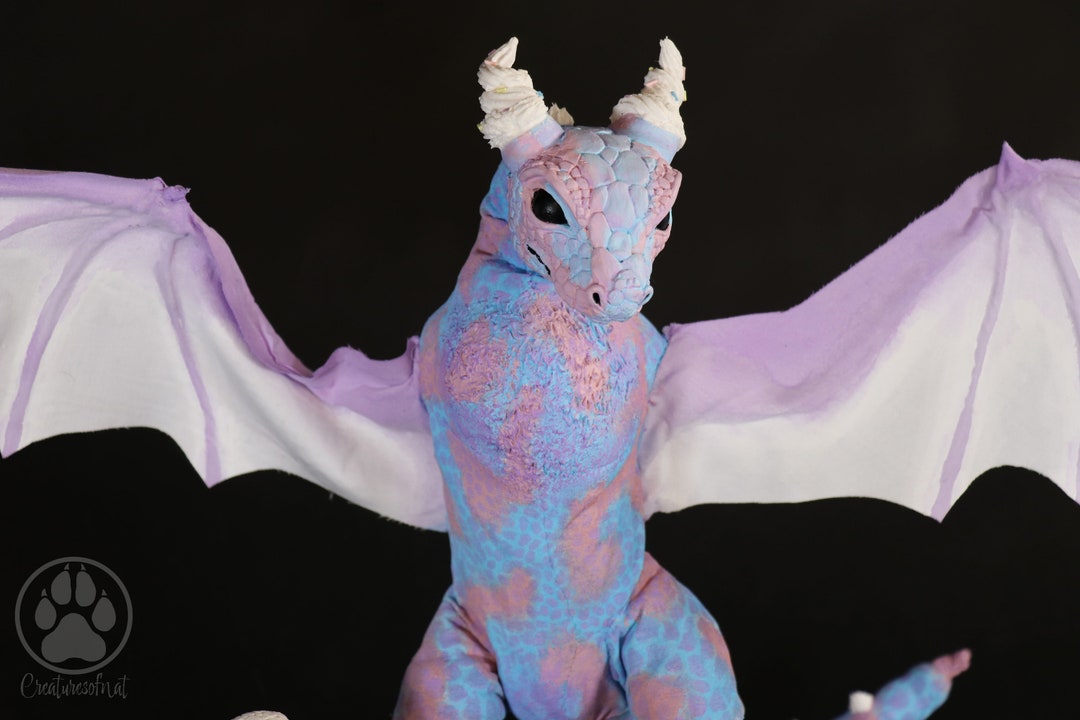 Fairy-kei Pastel Dragon Artdoll. - Etsy