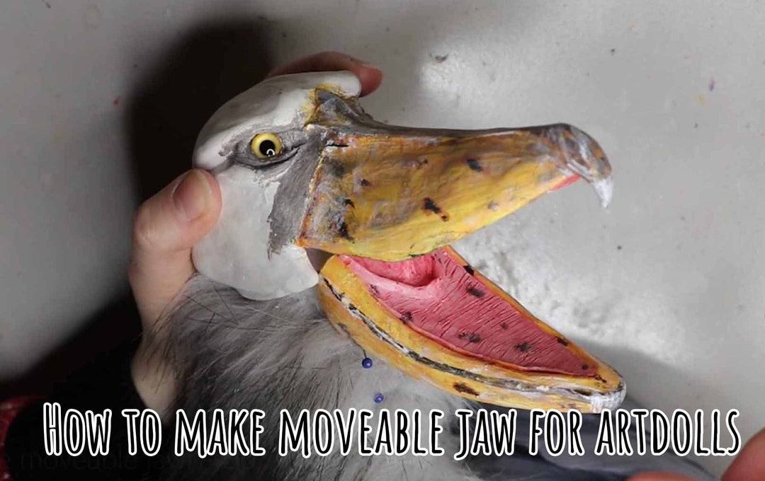 How to Make Moveable Jaw Tutorial for Artdolls - Etsy