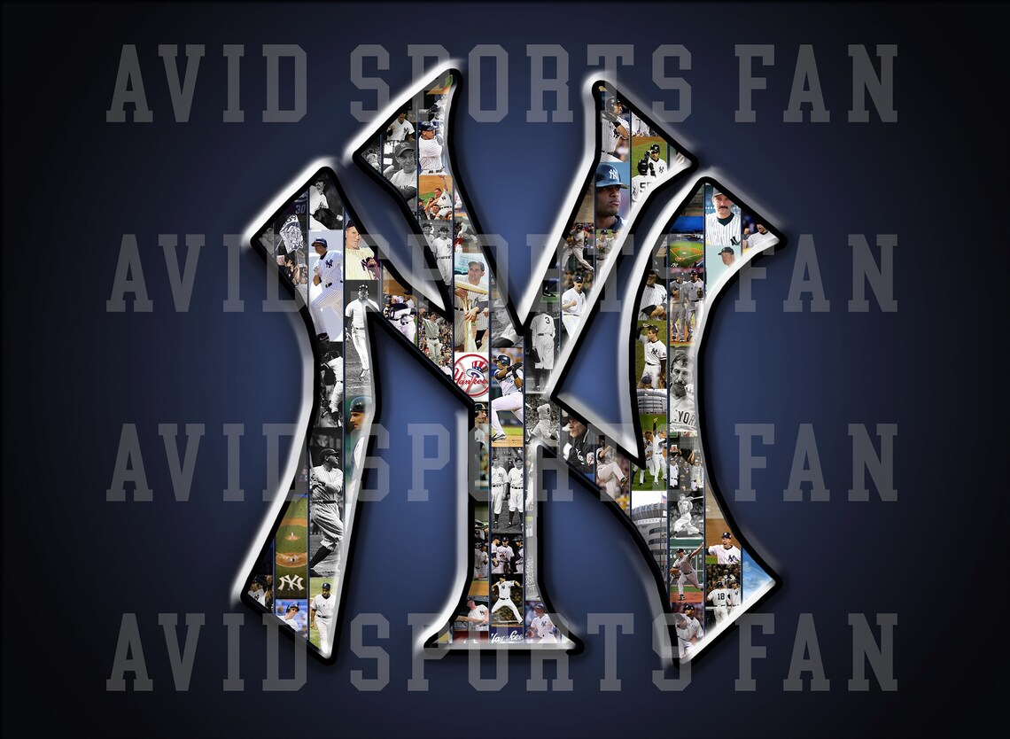 New York Yankees Baseball Art Print - Etsy