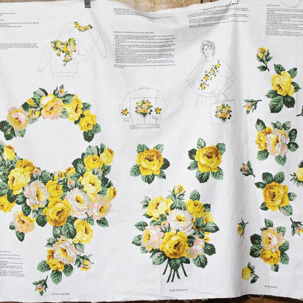 Yellow Applique - Etsy
