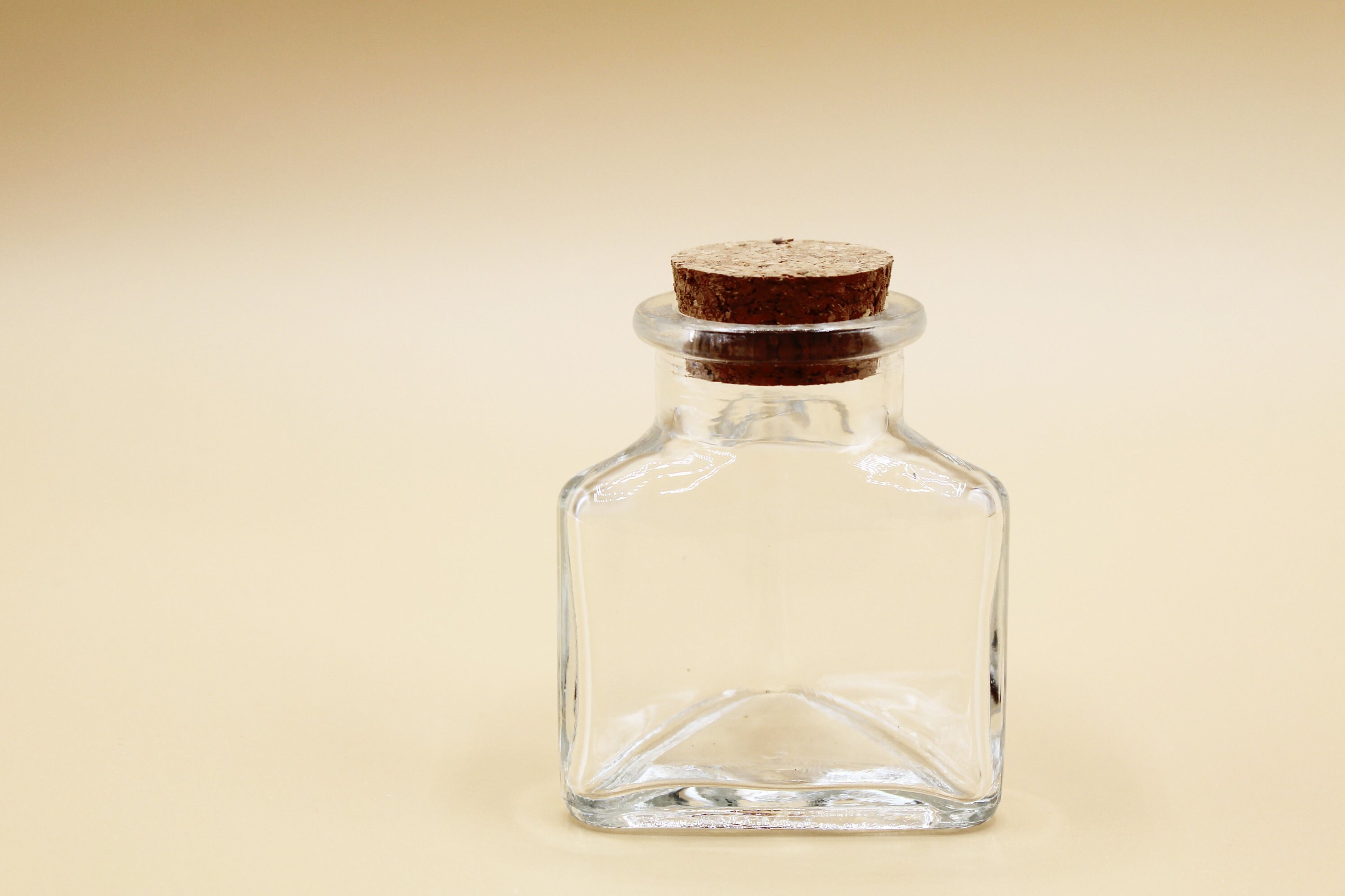 Small Triangle Shaped Bottle Glass Bottle Storage Jar with | Etsy