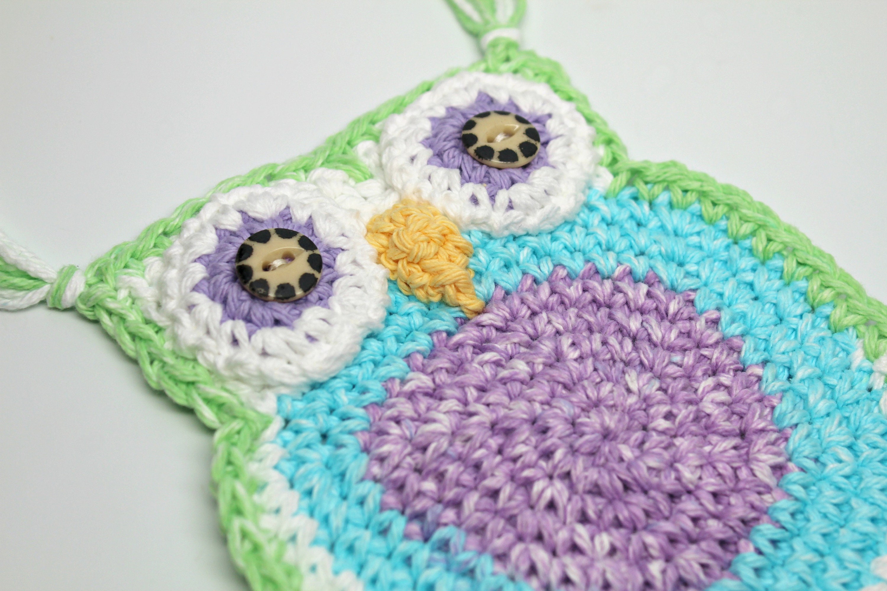 Owl shaped Coaster Coffee Mug Rug Cup Mat Candle mat | Etsy