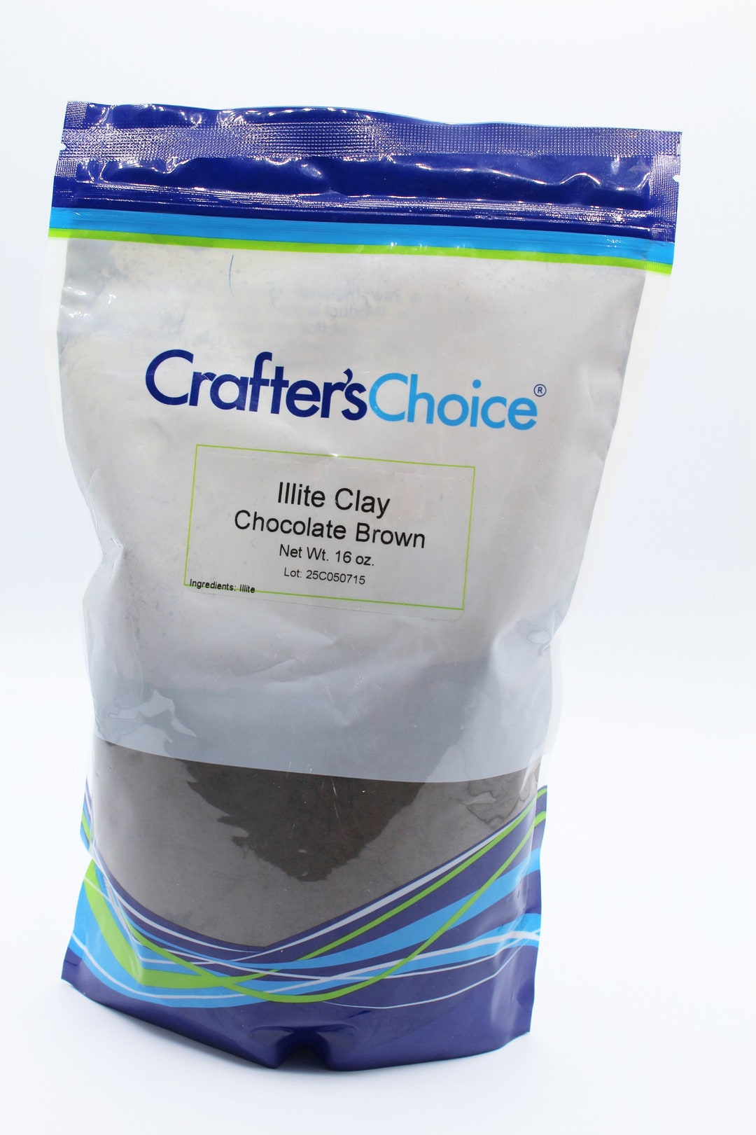 Illite Clay Chocolate Brown- Cosmetic Clay- for Face Masks or Soaps- 16 ...