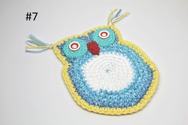 Owl shaped Coasters Coffee Mug Rugs Owl Home Decor For owl | Etsy