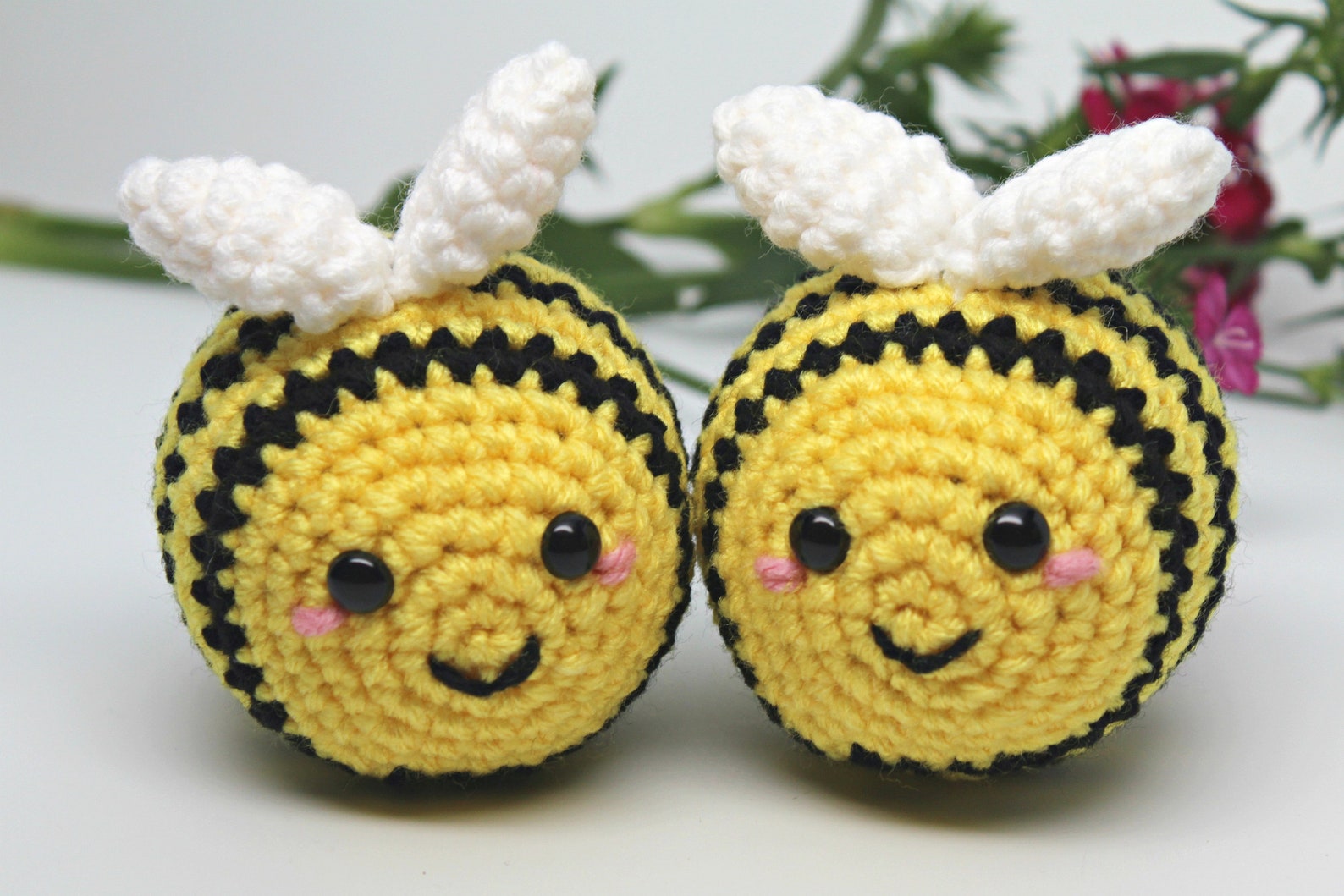 Crochet Bumble Bee- Stuffed Bee- Amigurumi- Plush Bee- Stuffed Animal ...