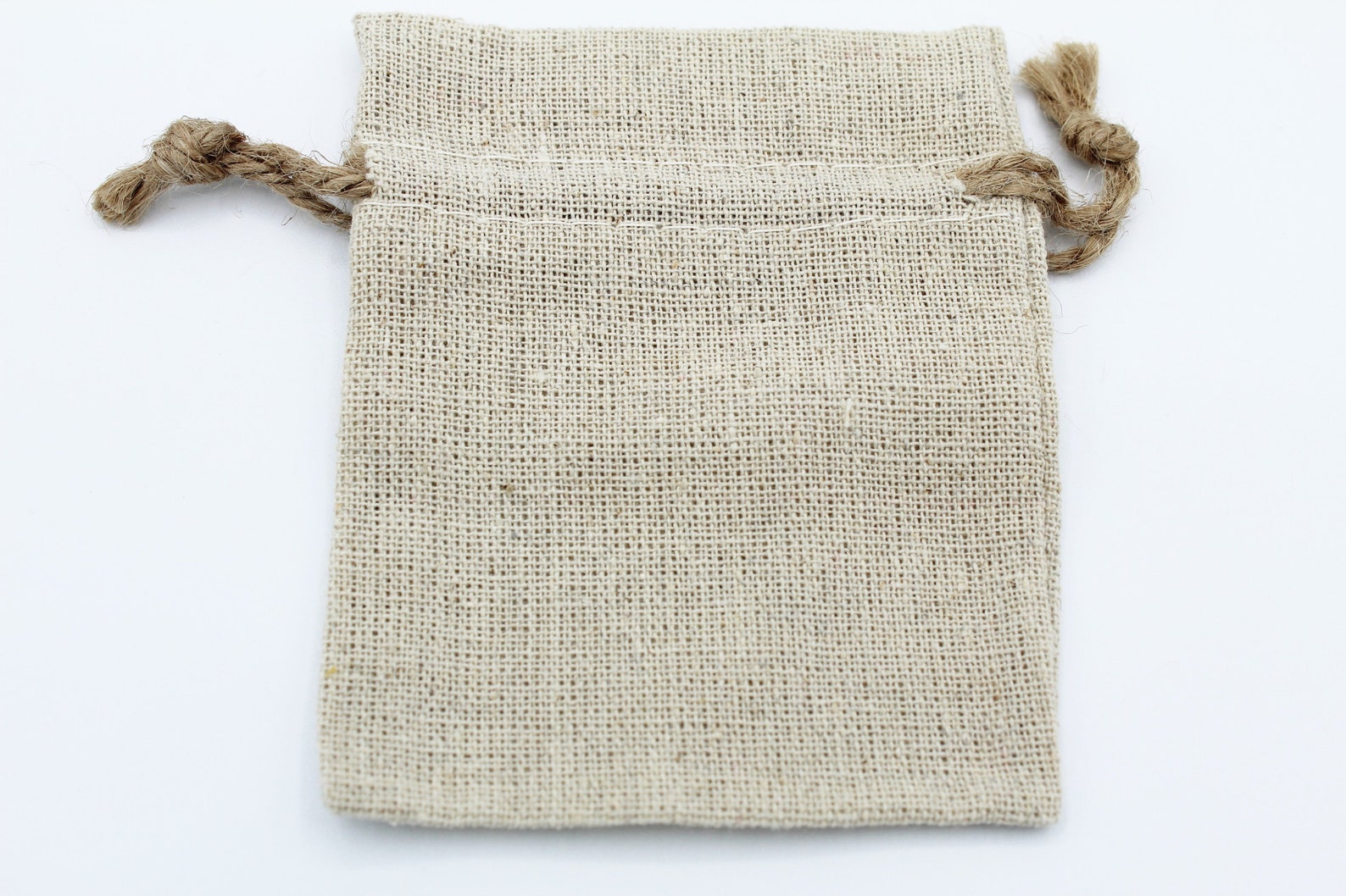 Natural Linen Bags Gift Bags 3 X 4 Drawstring Linen Bags | Etsy