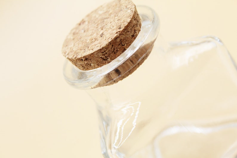 Small Triangle Shaped Bottle Glass Bottle Storage Jar With - Etsy