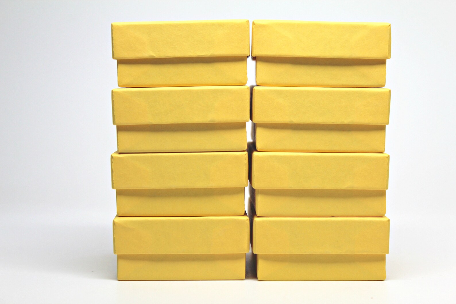 Gift Boxes Kraft Jewelry Boxes Yellow Storage Box With Lid - Etsy