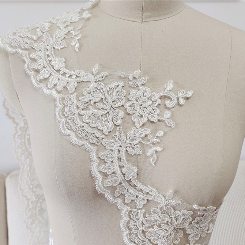 Alencon Lace Fabric - Etsy